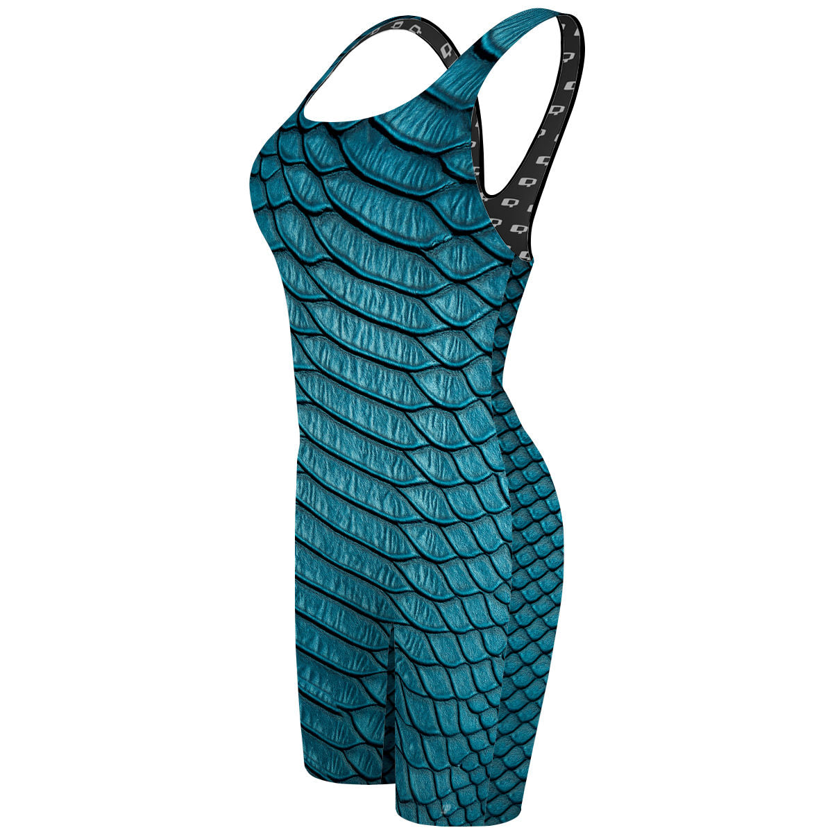 Blue Snake - Classic Strap Long Knee Women Jammer – Aquashop