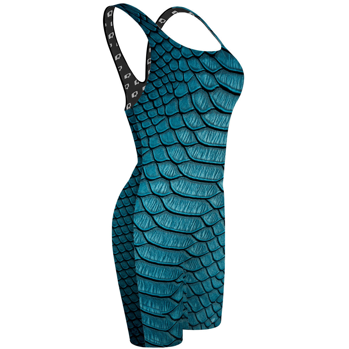 Blue Snake - Classic Strap Long Knee Women Jammer – Aquashop